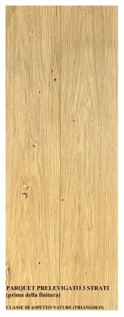 ROVERE NATURALE NATURE LISTONE MAXI PU 15x170-200x1000-2500 mm